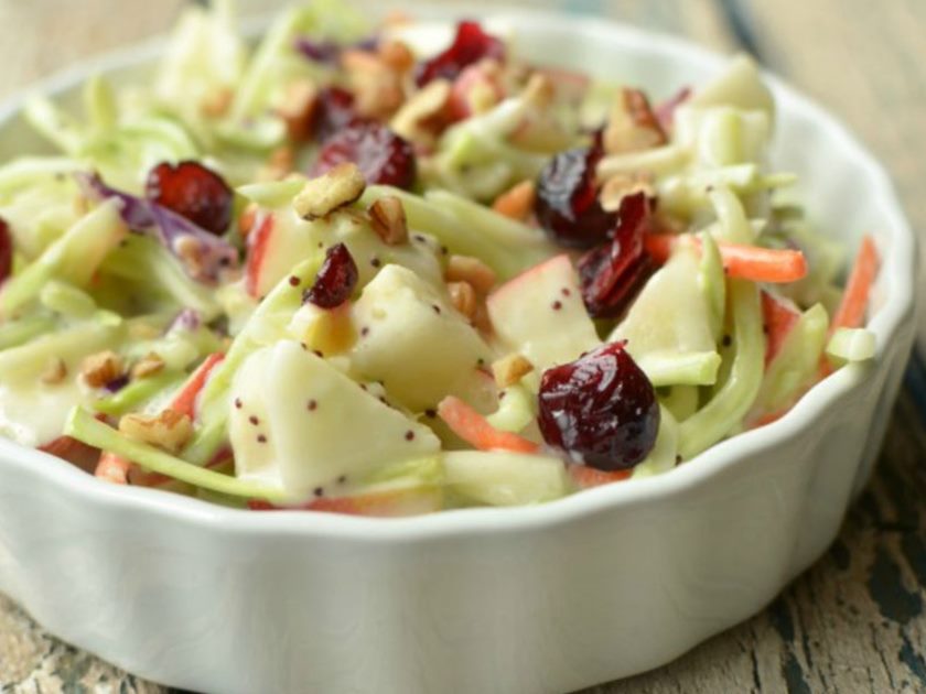 Receta de ensalada con piña, repollo y manzana - Dietas Saludables